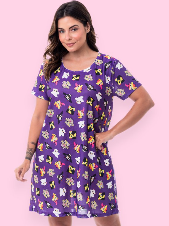 CAMISOLA LUA CHIC FEMININO HALLOWEN VERÃO